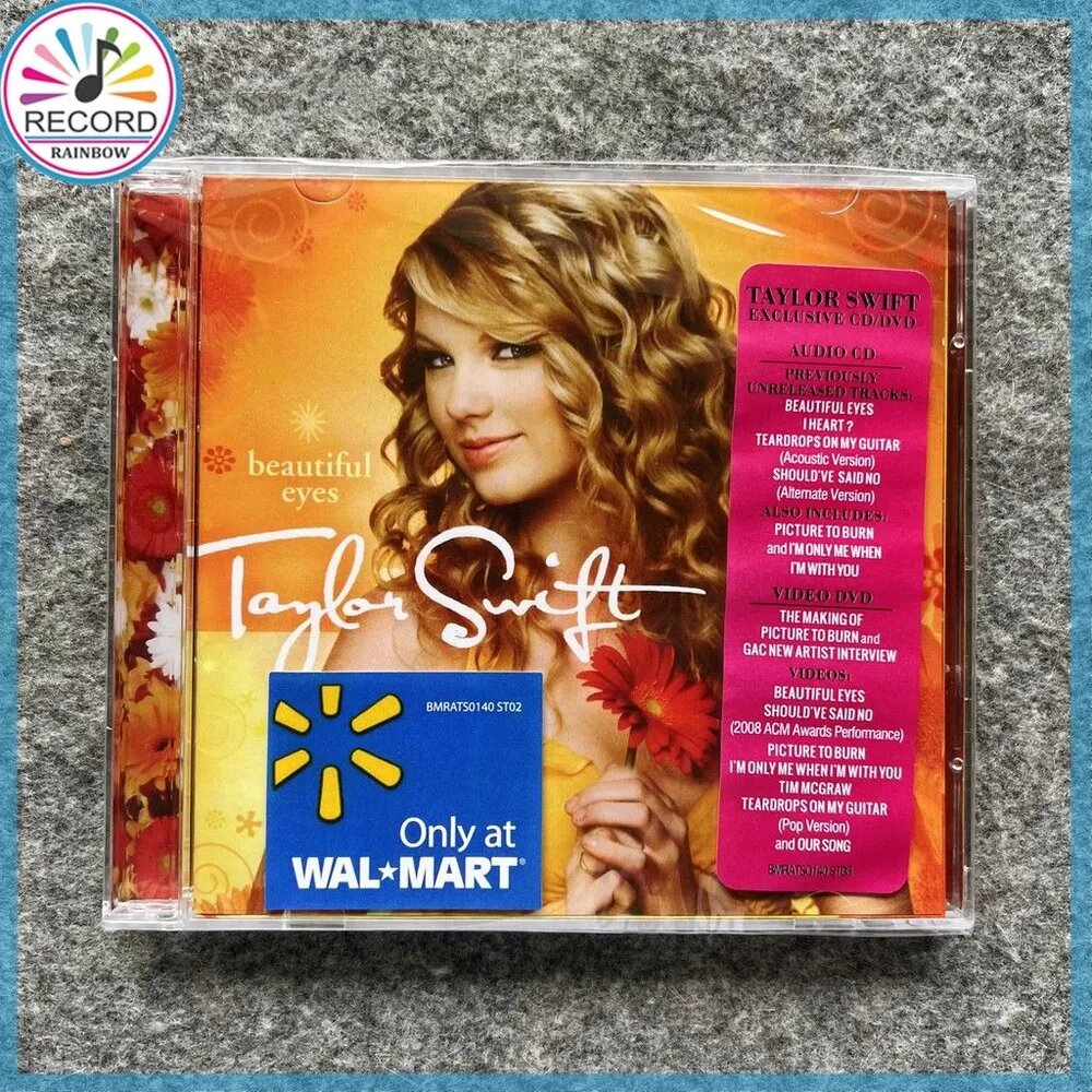 Taylor Swift Beautiful Eyes CD+DVD Эксклюзивное издание, новый