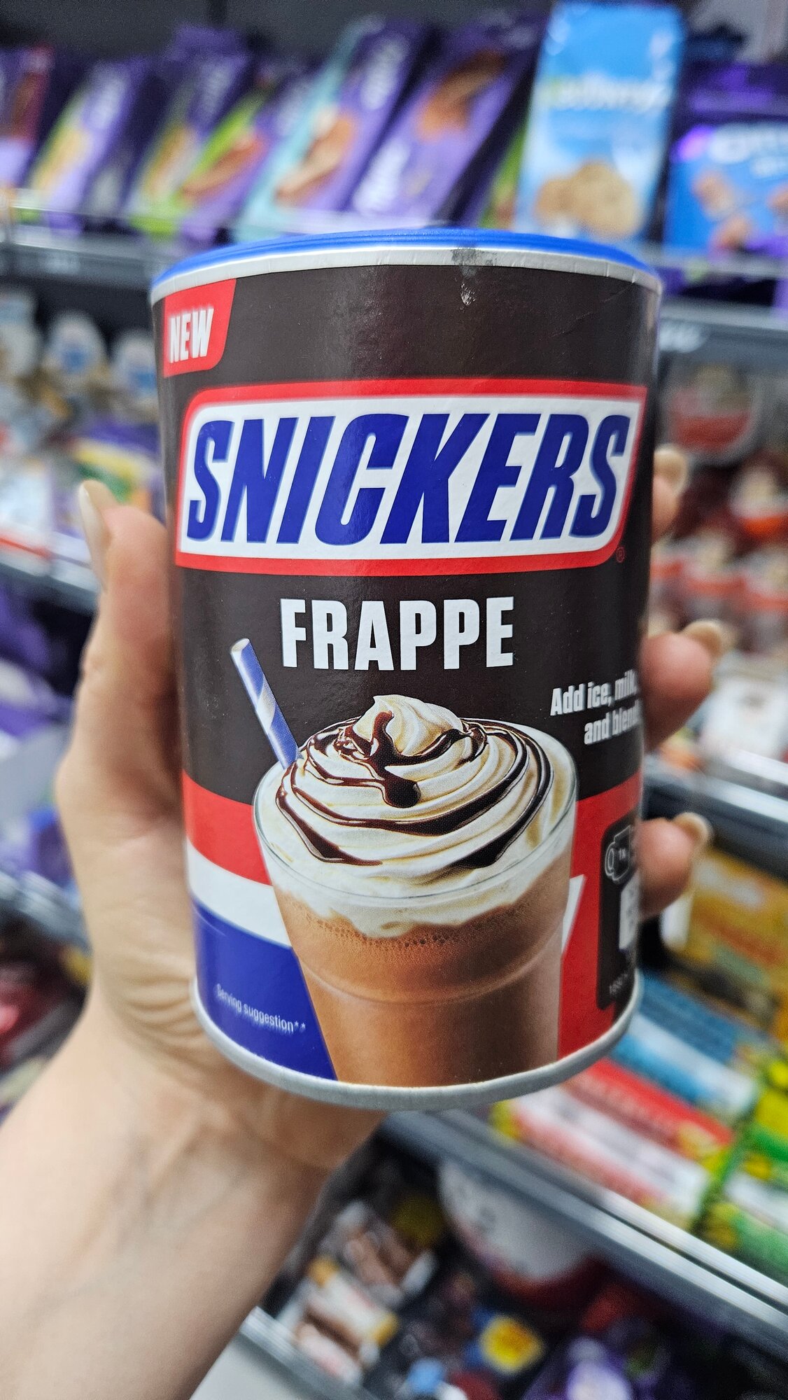 Горячий шоколад Фраппе Сникерс Snickers Frappe Сливочное фраппе со вкусом шоколада / Сникерс Фраппе, 280г (США)