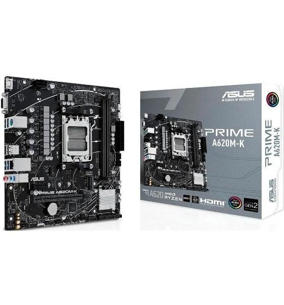 Материнская плата ASUS PRIME A620M-K (AM5, mATX)
