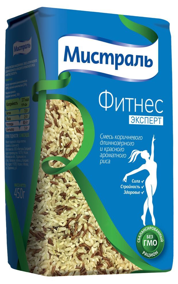 Мистраль Рис Фитнес Эксперт, 450 г/