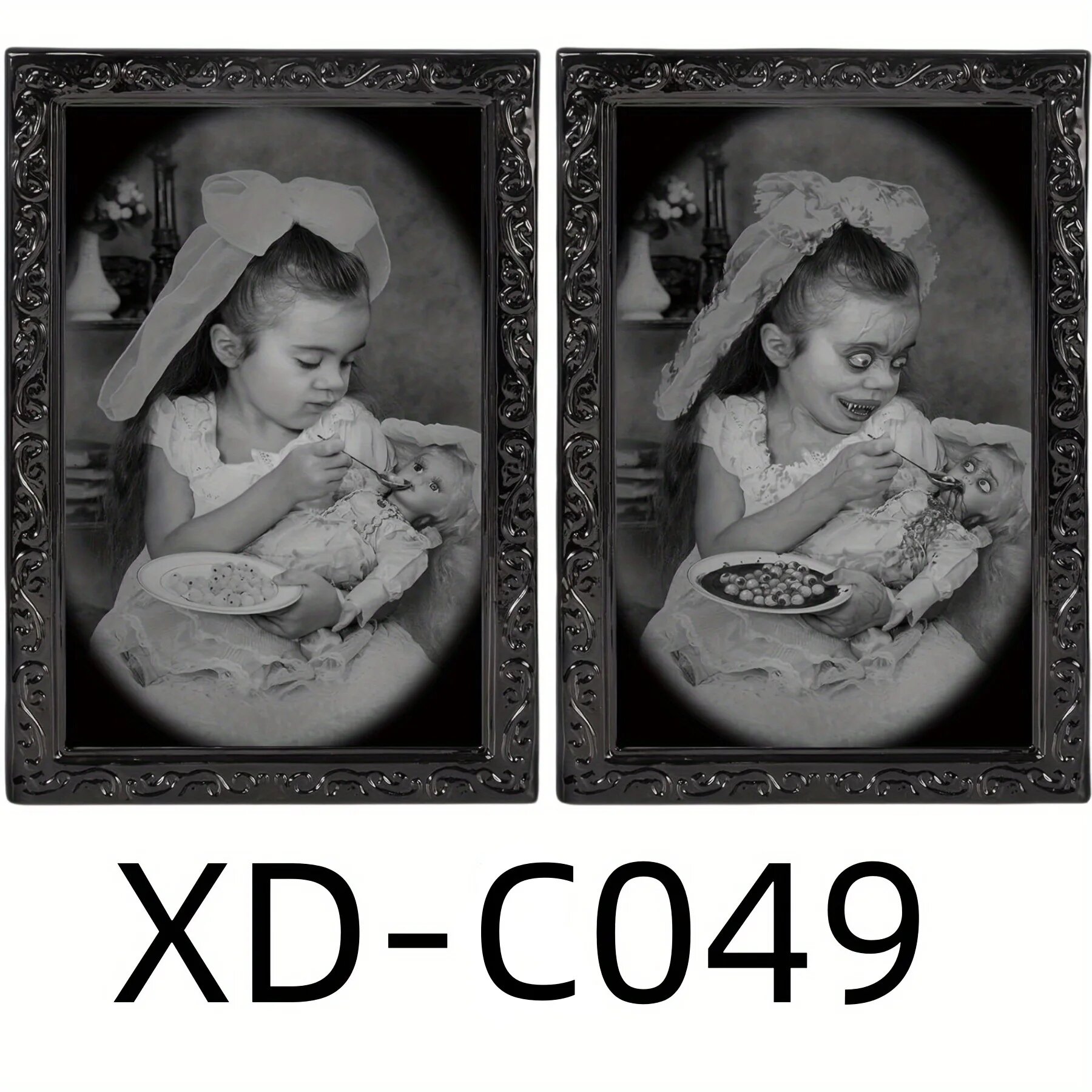 3D Фоторамка с призраком Хэллоуин