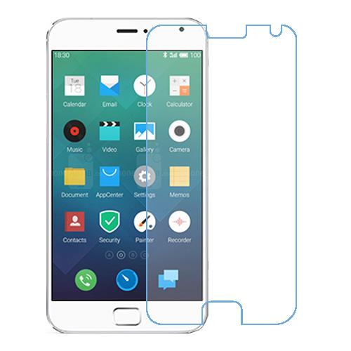 Скрин Мобайл защитный экран для Meizu MX4 Pro из нано стекло 9H