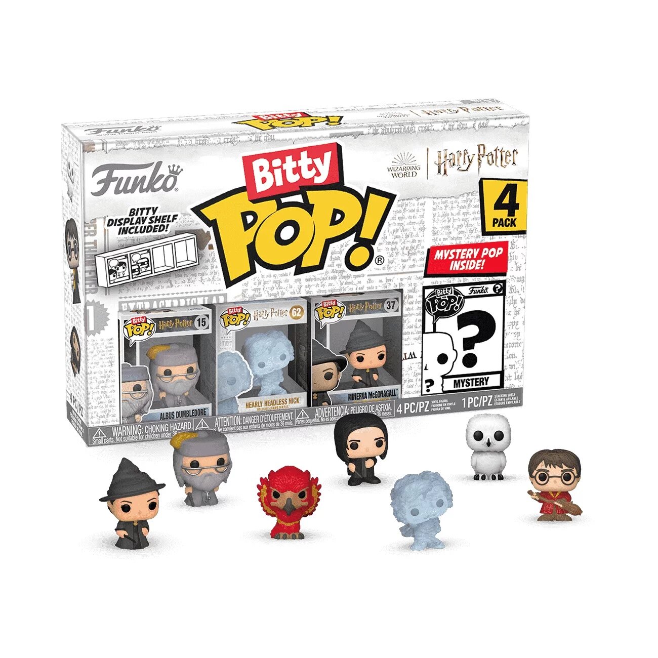 Funko Bitty Pop! Гарри Поттер Думбльдор 3-шт. набор плюс случайная фигурка коллекционные мини-фигурки