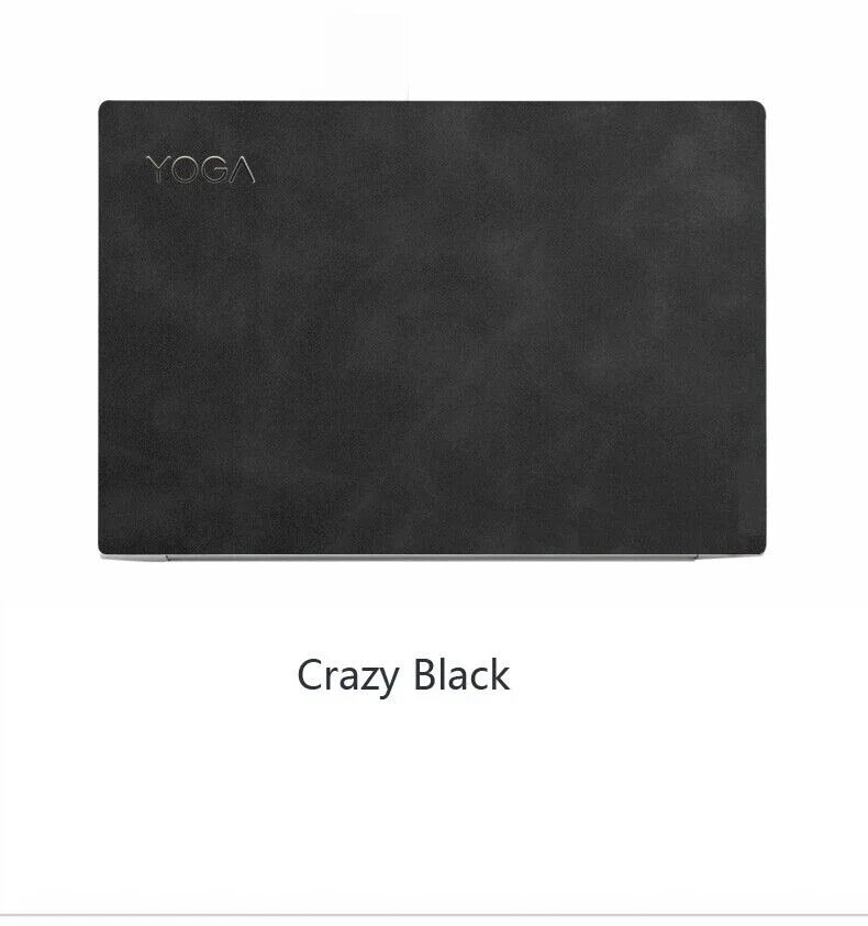 Винил чехол-наклейка для Lenovo YOGA Book 9i Черный, YOGA Book 9i IRU8 13, Crazy Black