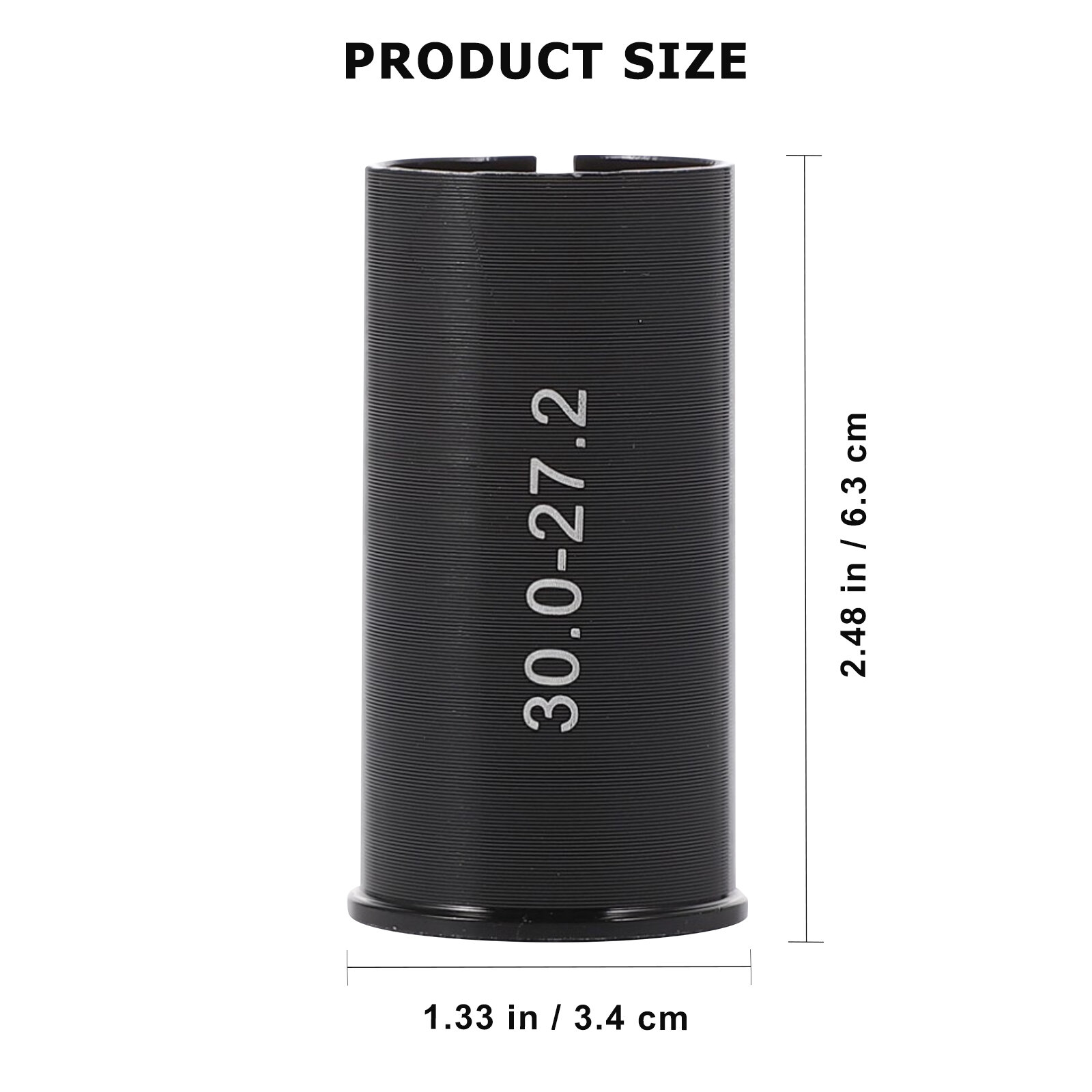 Адаптер Для Велосипедной Стойки 30.0 to 27.2 Размер 6.2X3.3CM Цвет Black
