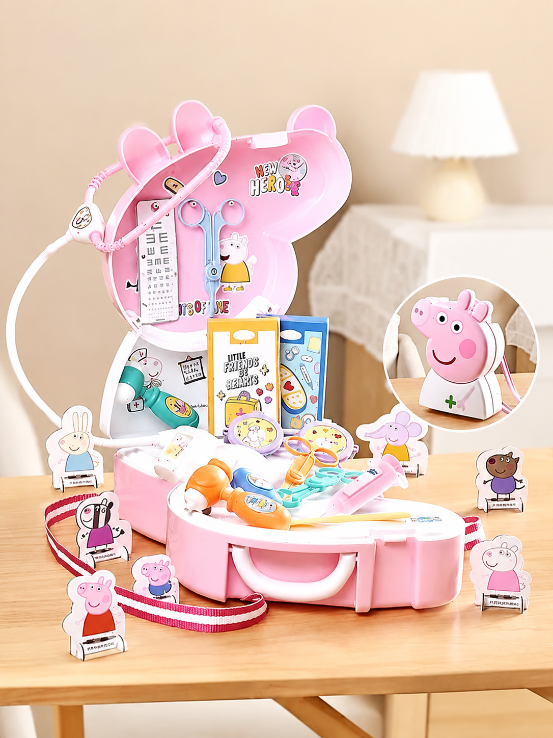 Игровой набор Доктор Свинка Пеппа с Чемоданчиком для детей 3+ дизайн от HASBRO эксклюзив