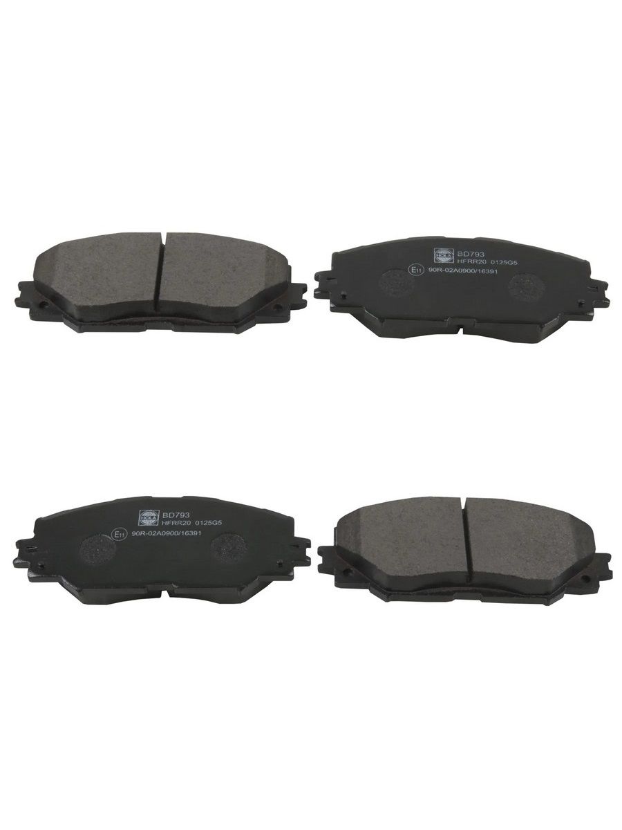 Тормозные колодки дисковые передние для а/м TOYOTA Corolla / Тойота Королла, HOLA BD793