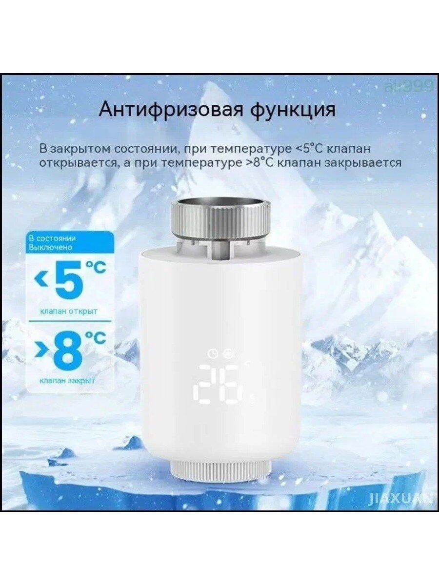 Бестселлер WiFi терморегулятор TRV для радиаторов, умный, белый