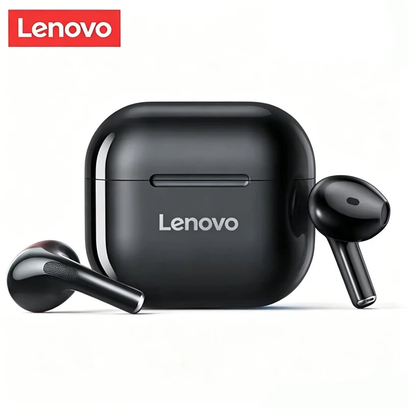 Lenovo LP40 TWS Черные Bluetooth-наушники