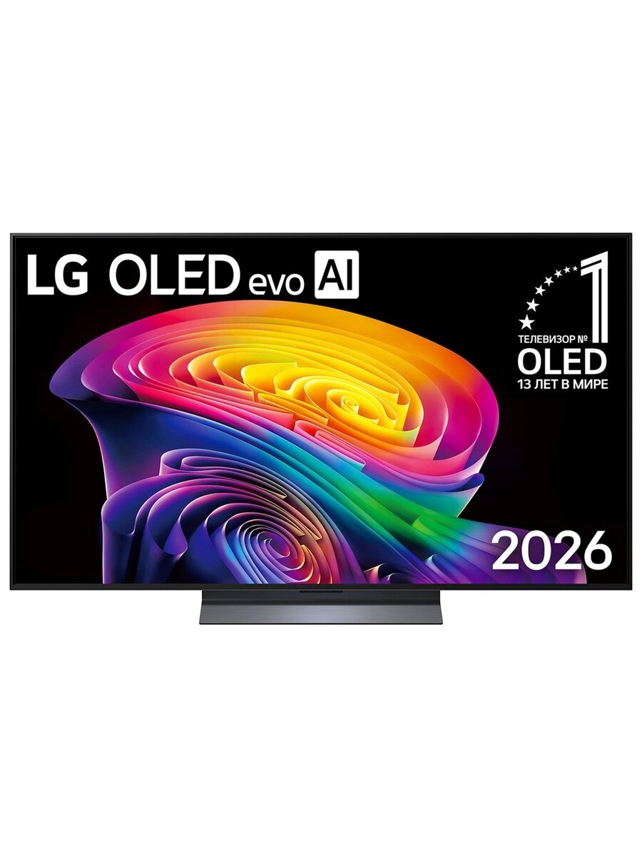 55' Телевизор LG OLED55C6RLA, OLED, 120Гц, Ultra HD, Wi-Fi, Bluetooth