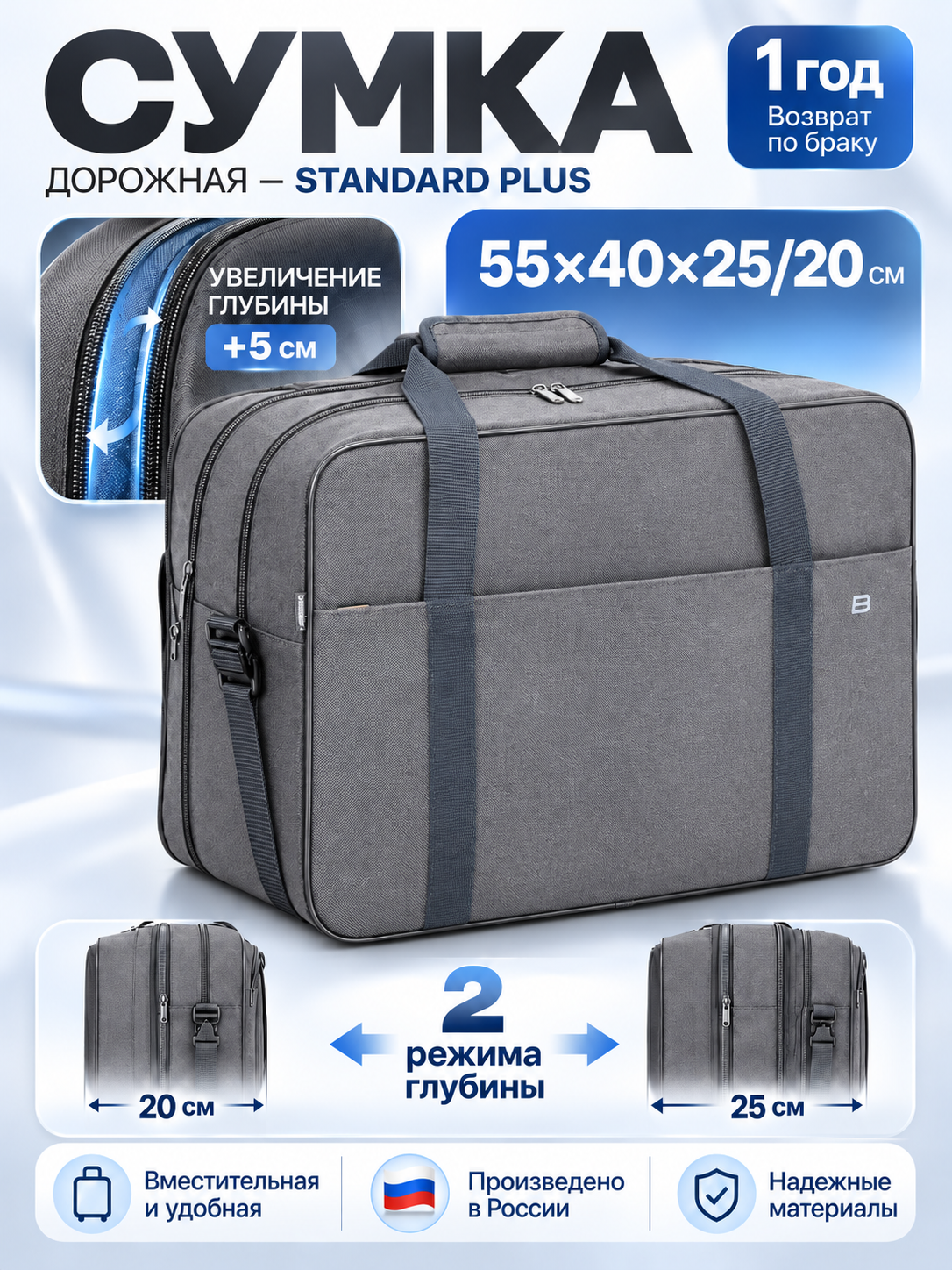 Сумка дорожная PobedaBags