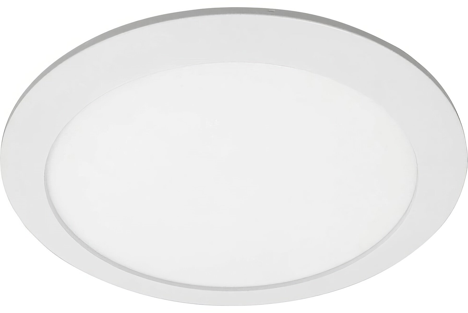 Встраиваемый круглый даунлайт с драйвером Ecola LED downlight 24W 220V 6500K 300x20 DRRD24ELC