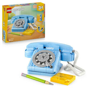 Конструктор LEGO Creator 3 в 1 Ретро-телефон 31174, 383 детали, для детей от 8 лет
