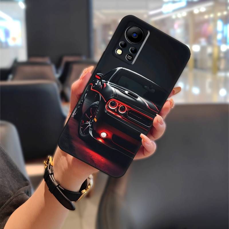 Чехол Lulumi для телефона Infinix HOT 11S NFC/X6812B, прочный силиконовый чехол с мультяшным рисунком, грязеотталкивающий и ударопрочный, из ТПУ.