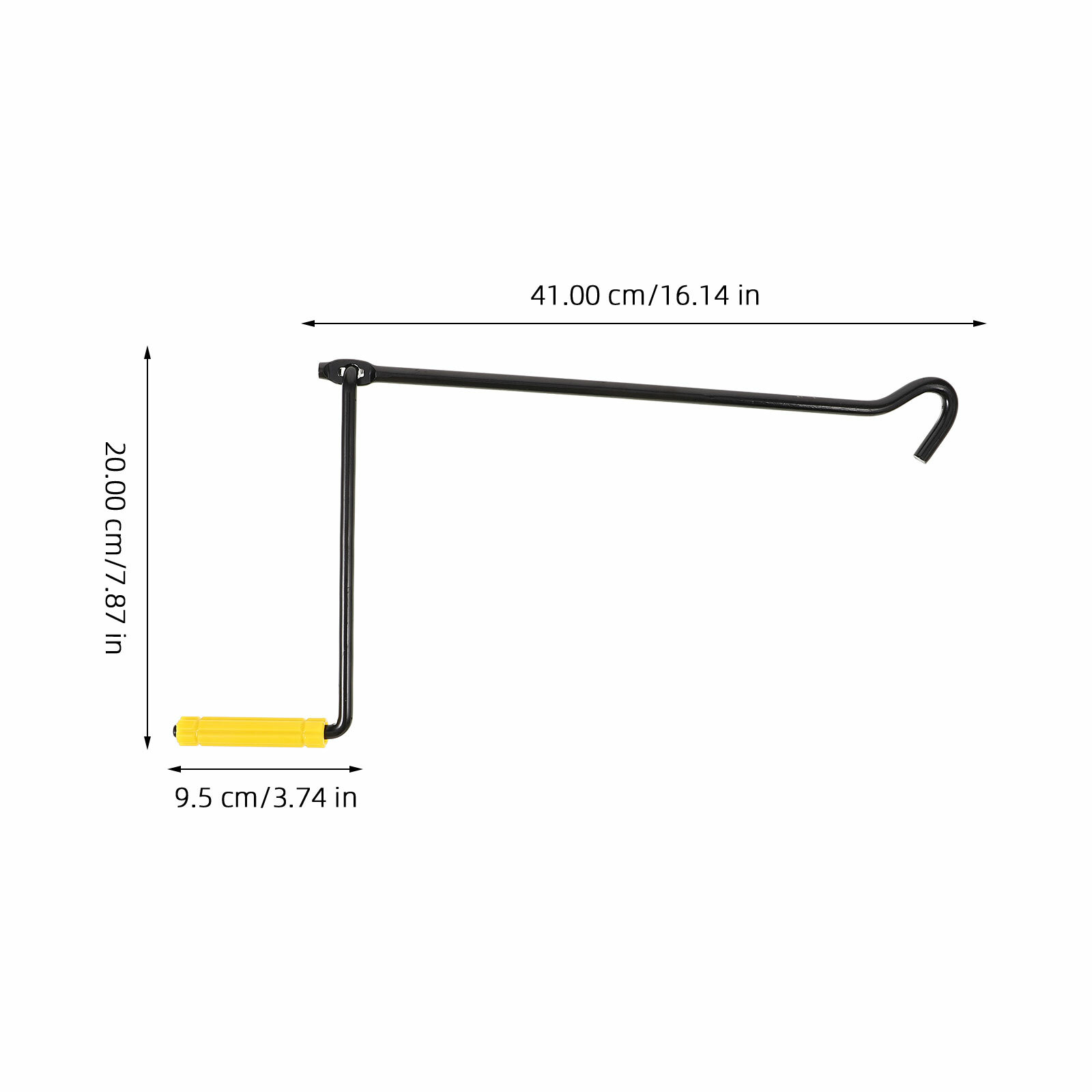 Домкрат Ручной Кран Черный 41.00X20.00X9.50Cm Подходит Для Различных Транспортных Средств Включая Фургоны И Автомобили
