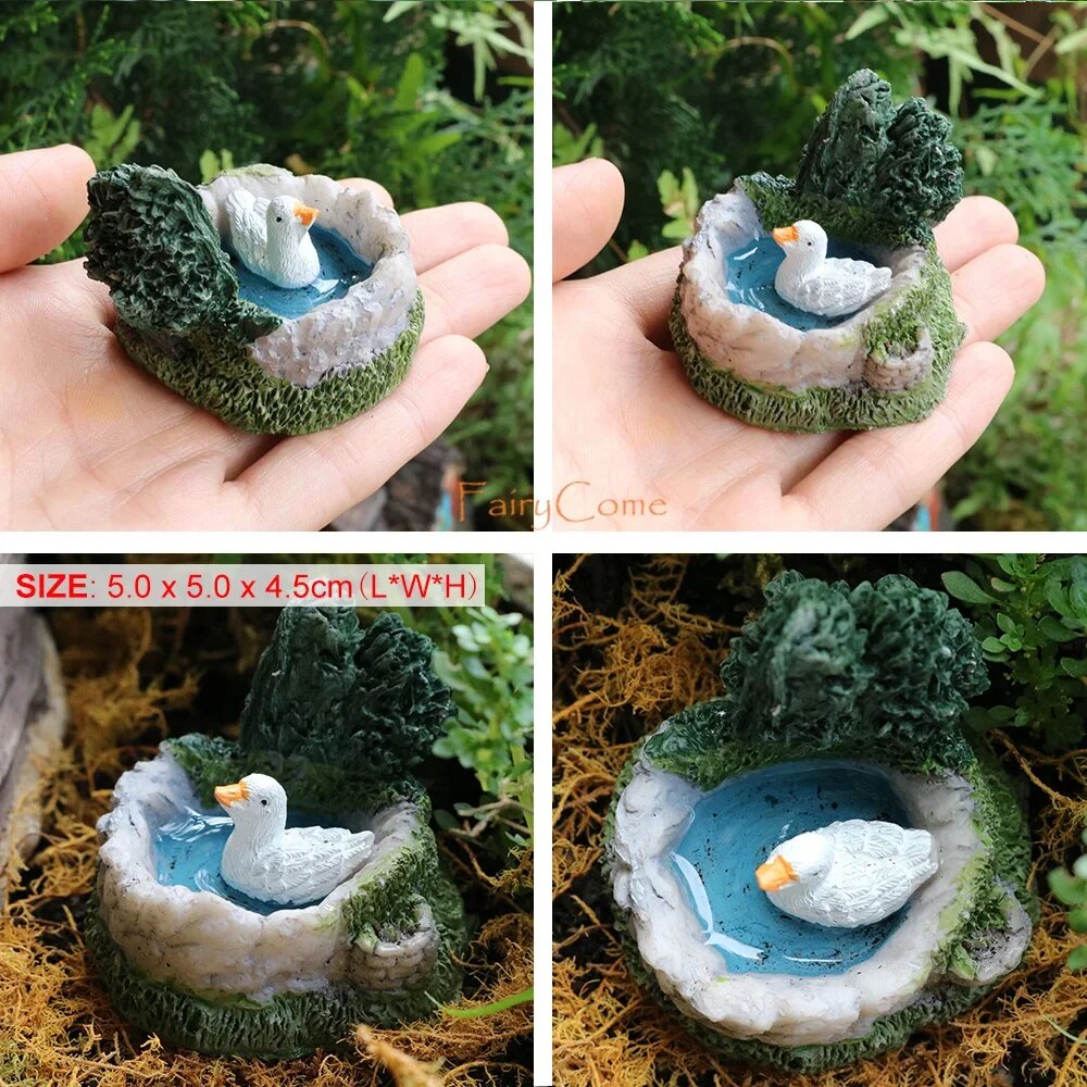 Миниатюрные фигурки фей из резины FairyCome AS Picture