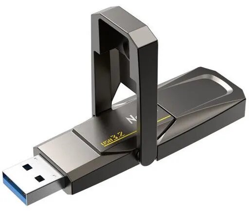 Флешка USB Netac US5 512GB USB3.2+TypeC up to 550MB/500MB/s (NT03US5C-512G-32TA)