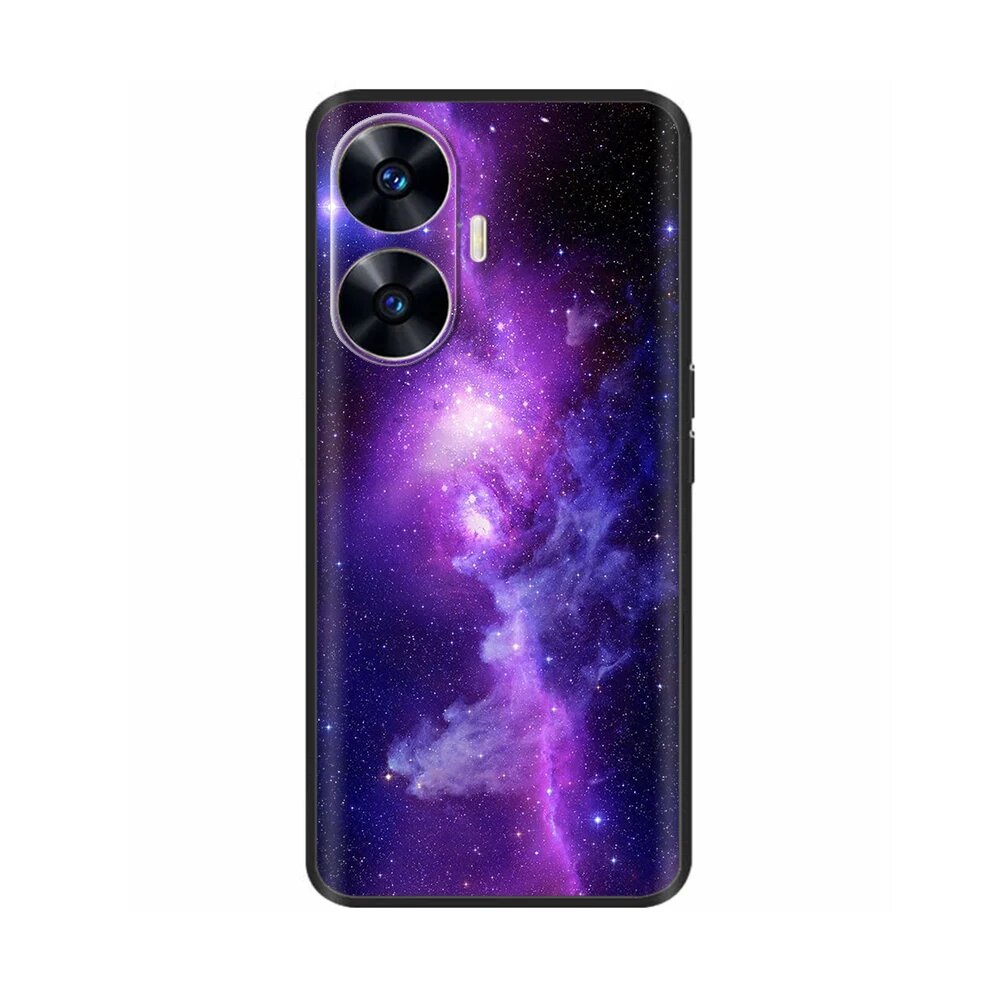 Чехол Realme C55 фиолетовый, силикон, RealmeC55