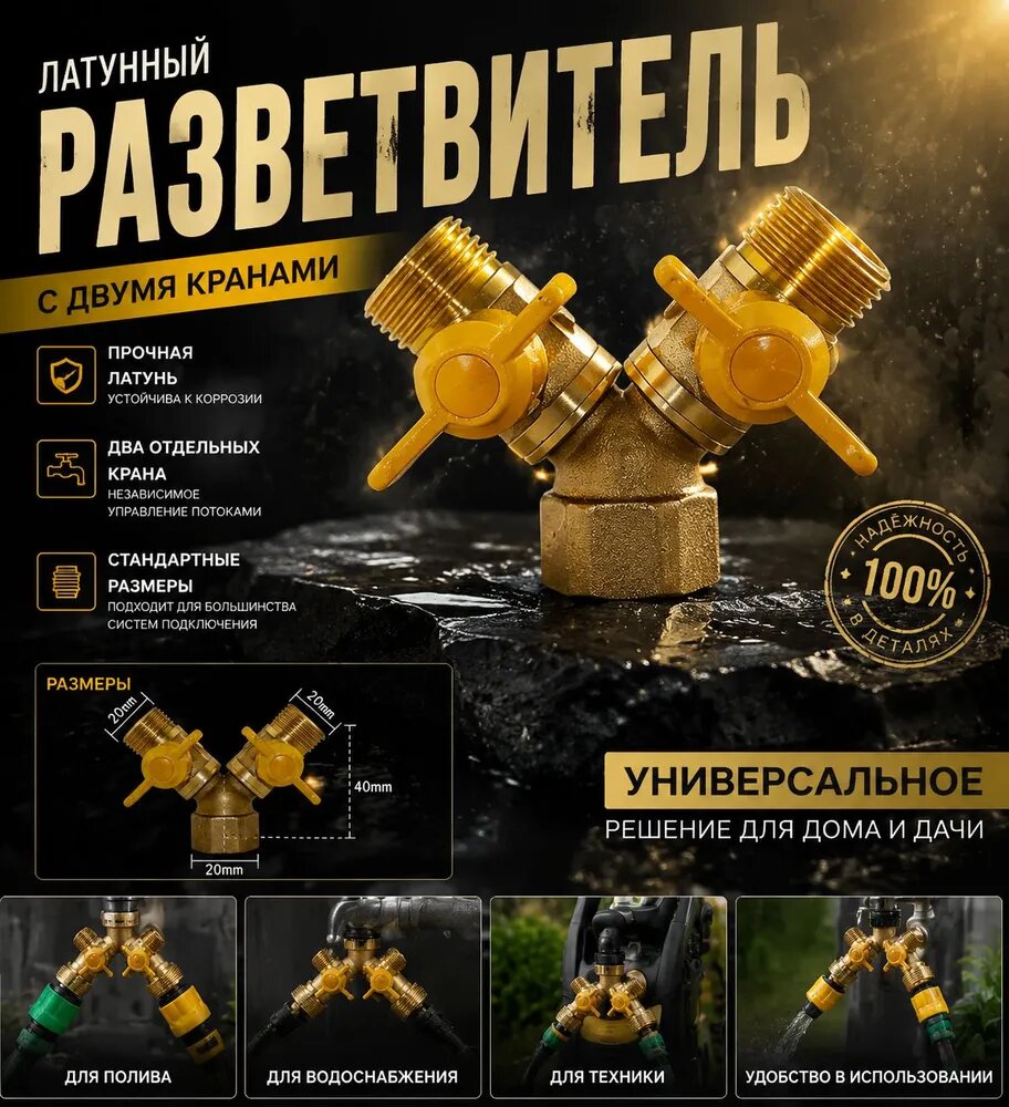 1/2 "Тройник газовый клапан латунные шаровые краны фитинги для труб