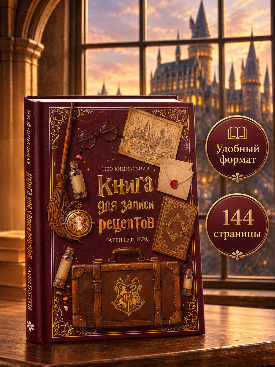 Неофициальная книга для записи рецептов Гарри Поттера