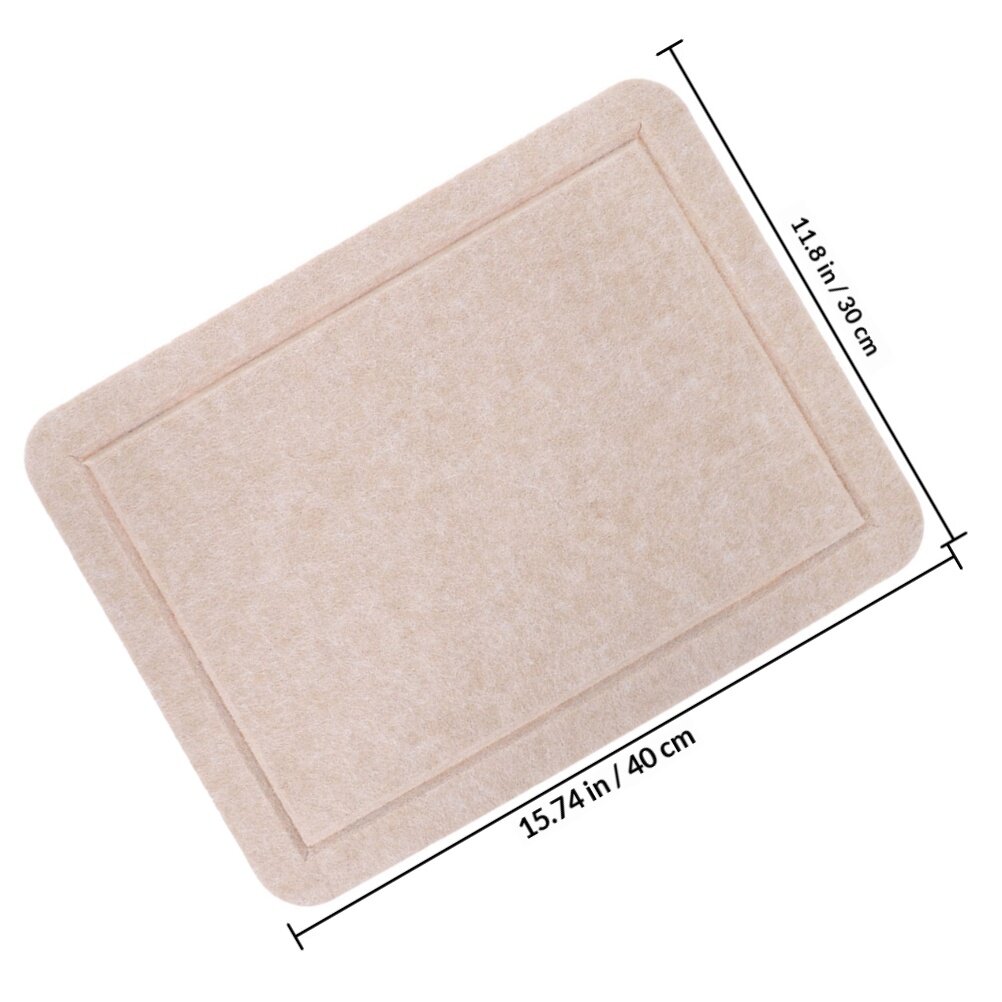 Доска Объявлений Из Шерстяного Волокна 2Шт Розовый 40.00X30.00X0.80Cm
