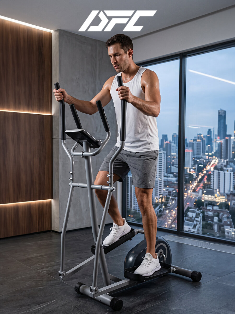 Эллиптический тренажер DFC Tecnofit ELX2.5 / электромагнитный, до 110 кг