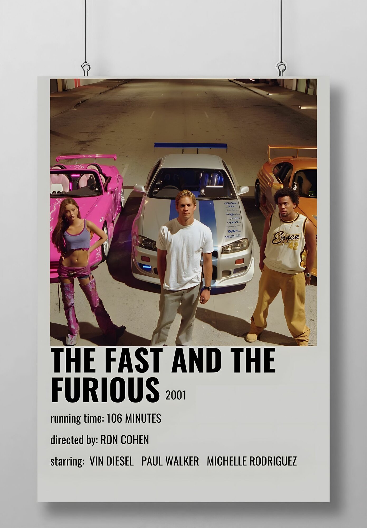 Постер/Плакат Форсаж (The Fast And The Furious)