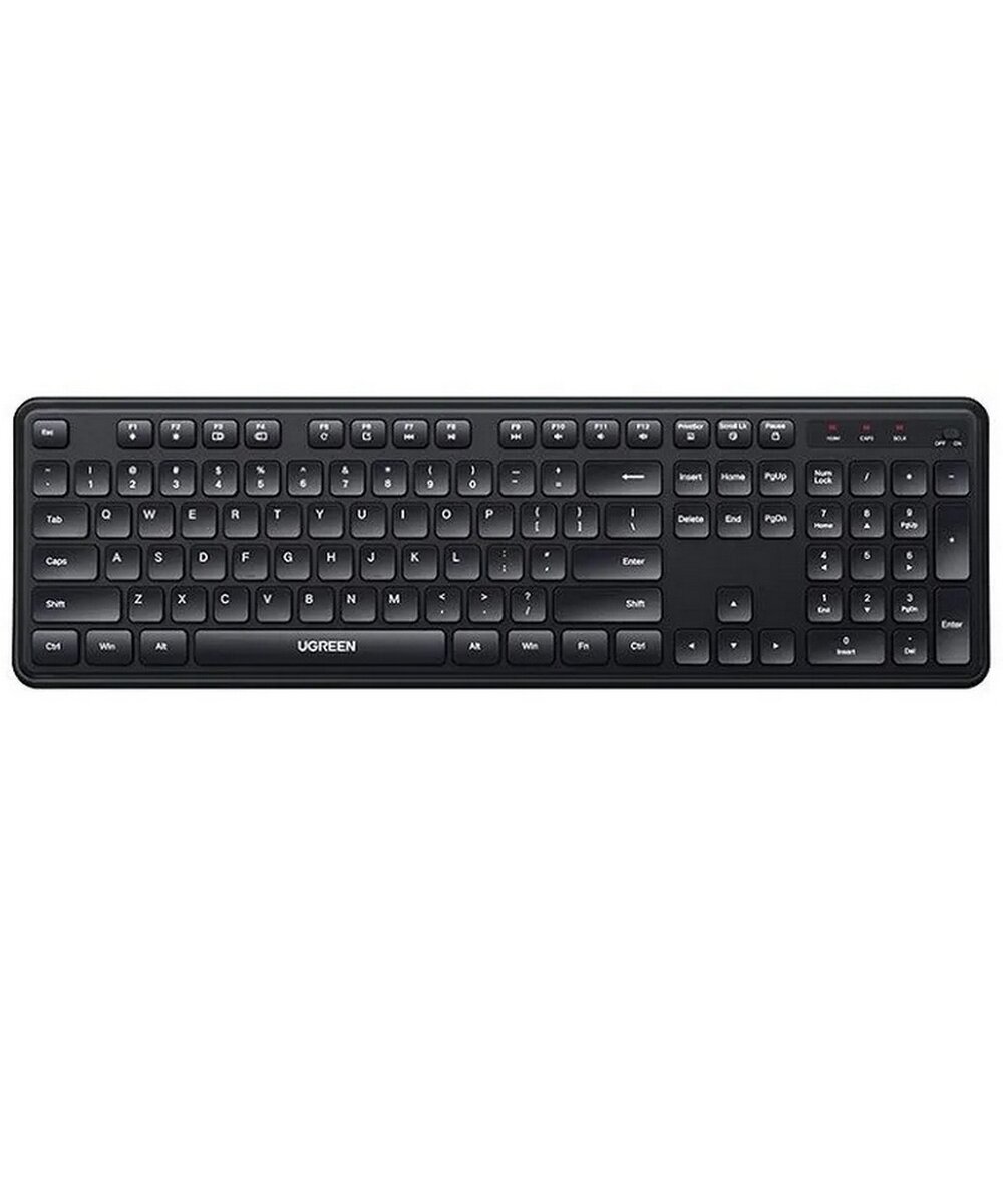 Клавиатура UGREEN K331 (55654) Wireless Черный 2.4 Ghz Радиоканал RU