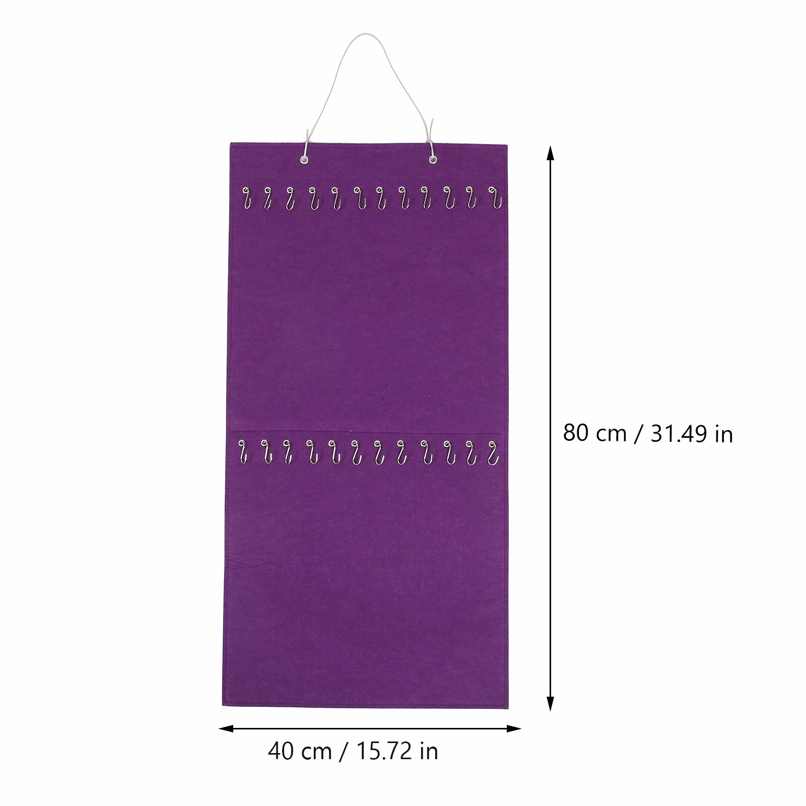 Практичный Навесной Мешок Для Хранения С Крючками 80X40X0.6Cm
