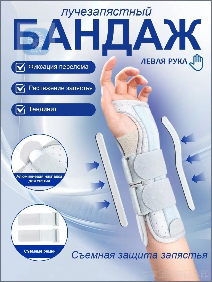 Защита запястья, размер: S-XL