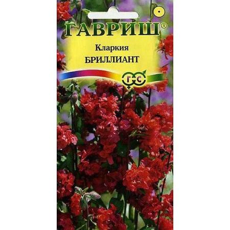 Семена Кларкия Бриллиант - густоветвистый однолетник , 0.05 гр . Гавриш.