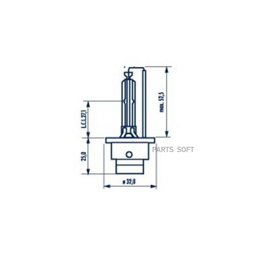 Лампа D4S Classic 4500K от официального дистрибьютора, NARVA, артикул 840423000