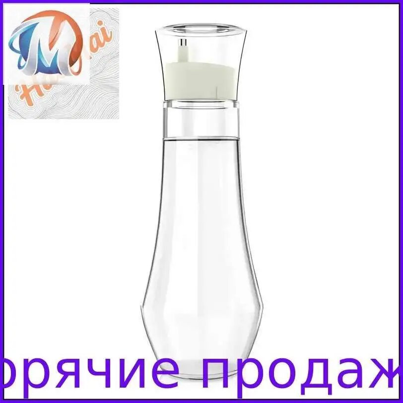 Стеклянный флакон для полоскания рта 260 мл с дозатором и чашкой