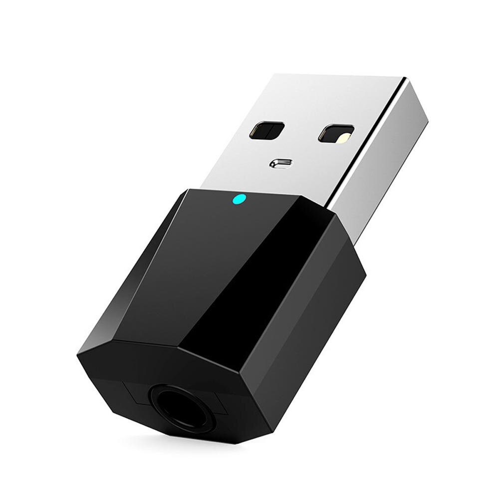 Мини Приемник USB Стерео Звук Аудио Приемник С Аудио Кабелем Для Дома Офиса Магазина Черный