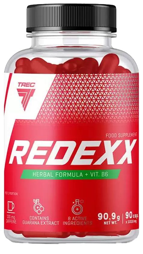 Trec Nutrition RedEXX, Супер Сильная Термогеническая Формула, 90 капсул