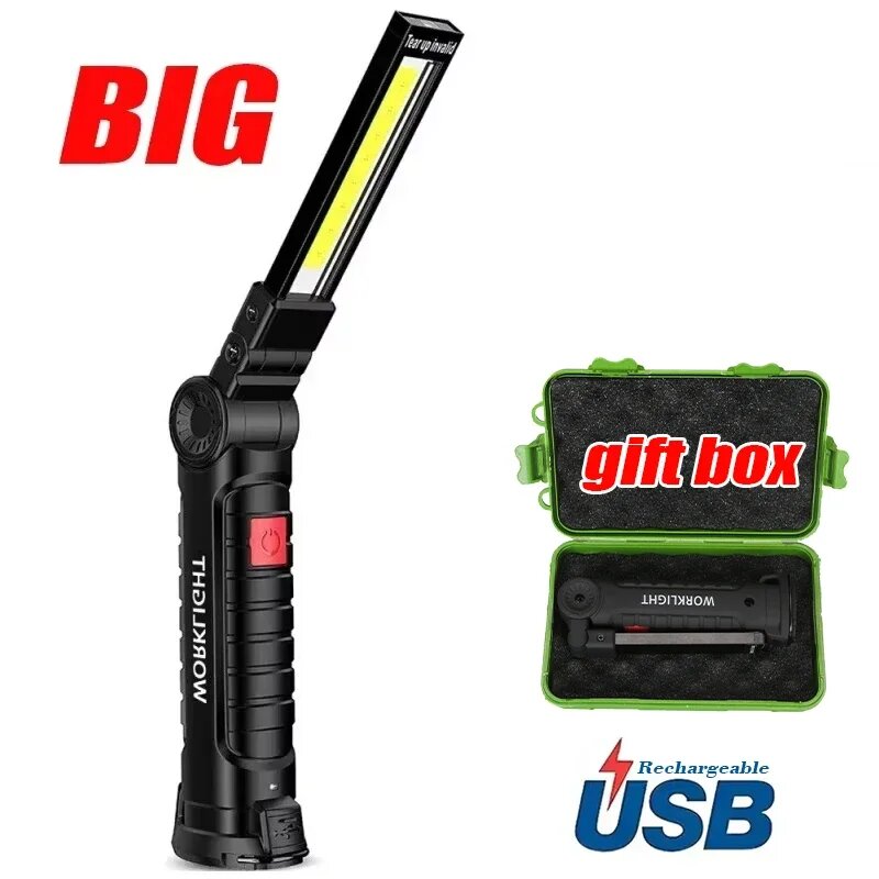 Портативный прожектор XIWANGFIRE COB LED big With box