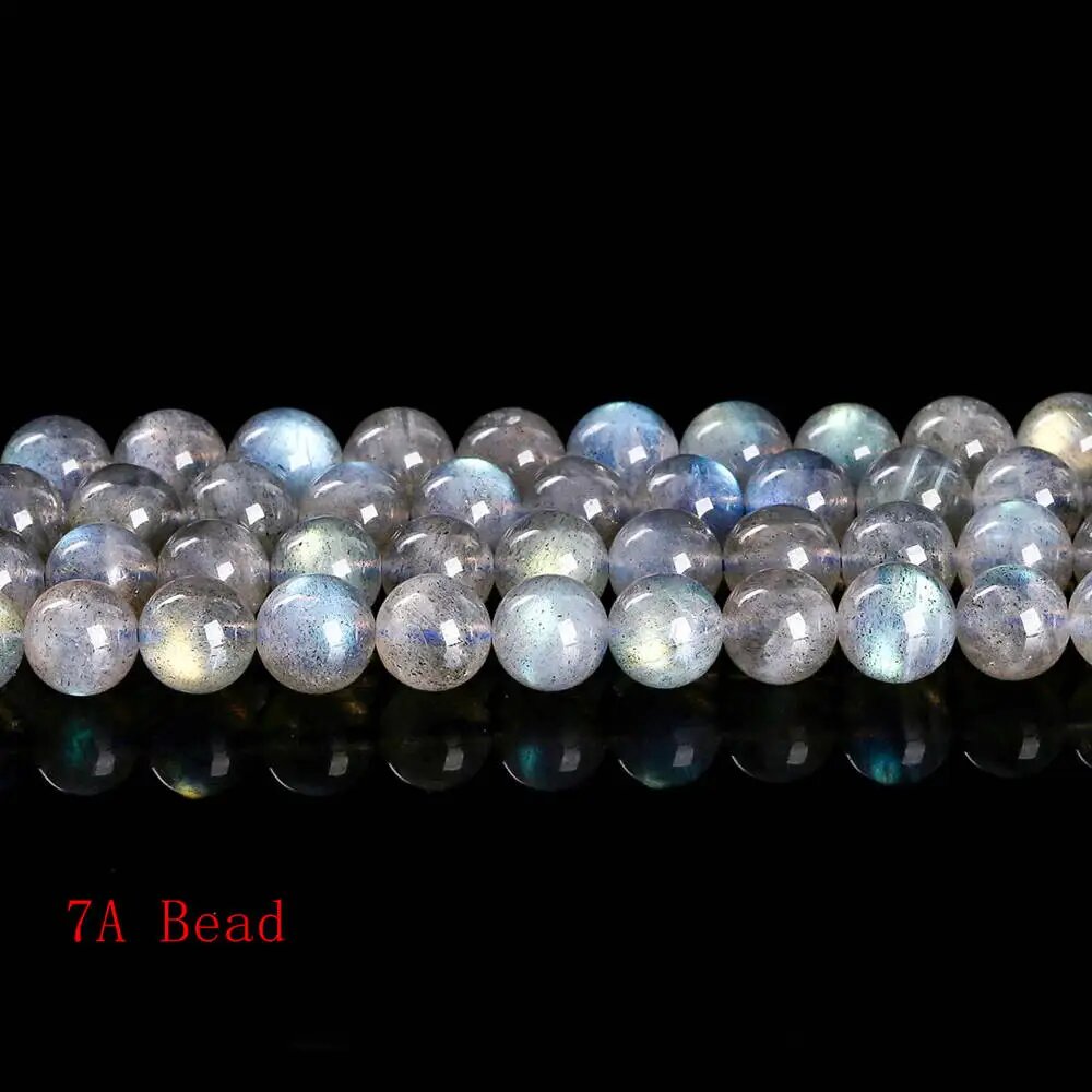 Бусины из лабрадорита серый 4-10 мм IUXURYGEM-TOUCH 8mm approx 46Pcs, 7A Beads