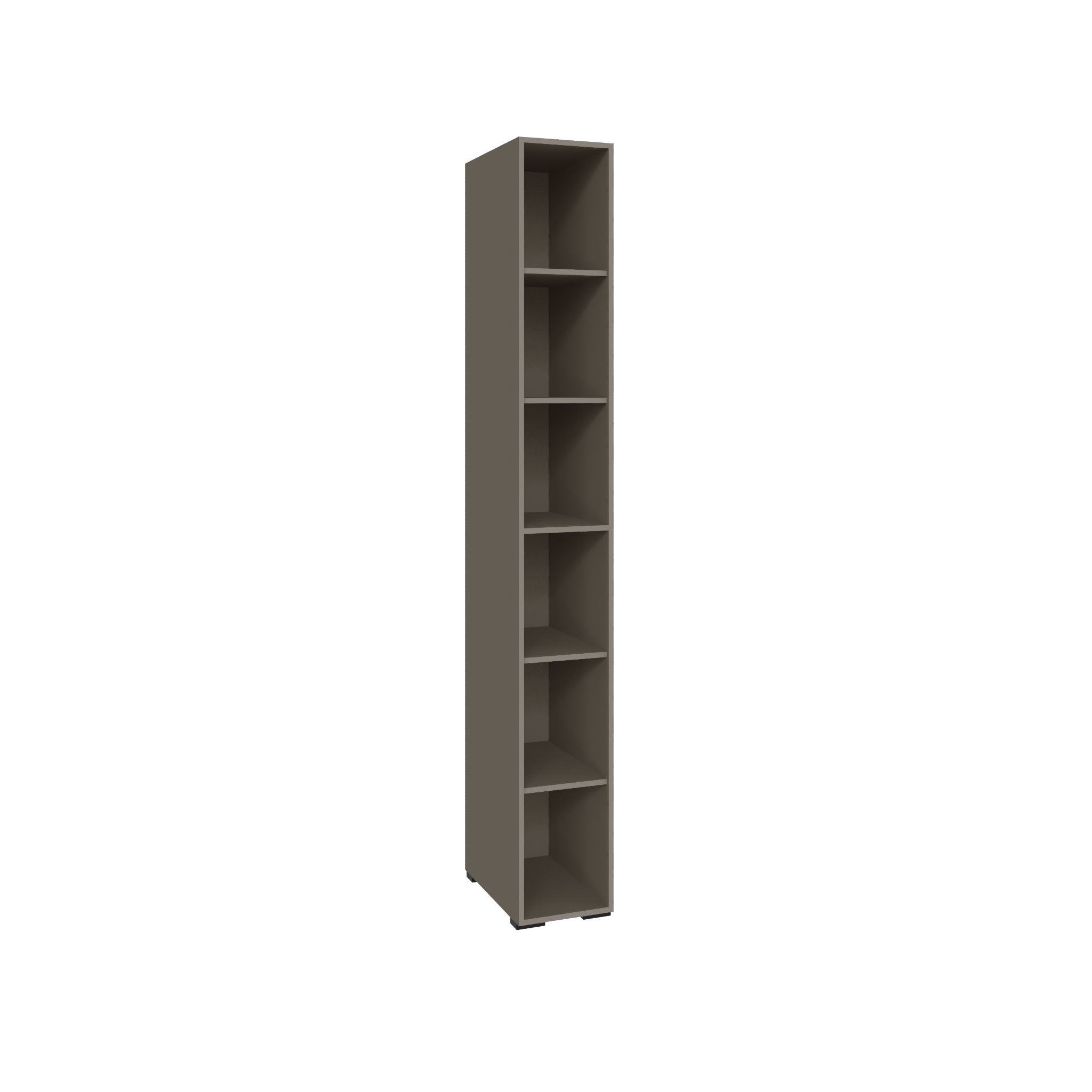 Стеллаж Альта (0,3) мокко, 2300х300х500, Микон