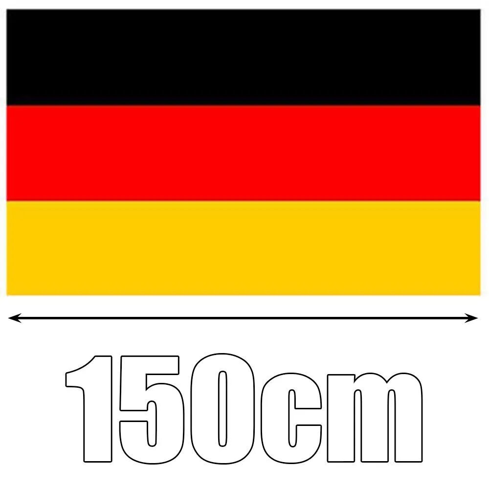 Новый флаг Германии 90 * 150 см 3 * 5 футов Большой национальный флаг Германии с висящими люверсами