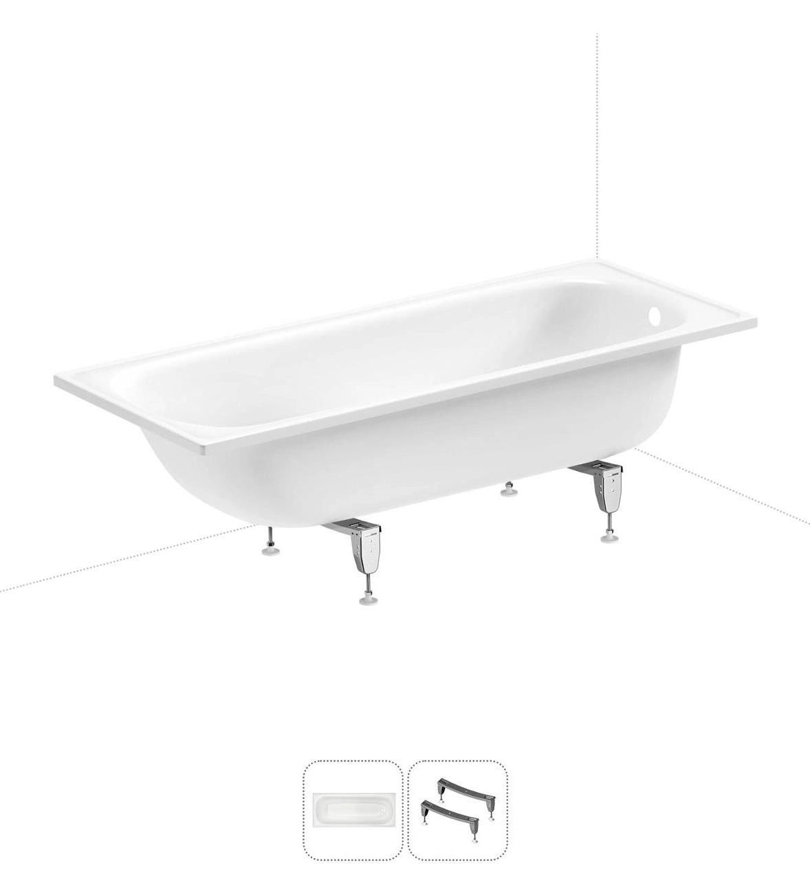 Стальная ванна Sanitana BLB Europa 2,2 белая, 170х70, S30001312000000N
