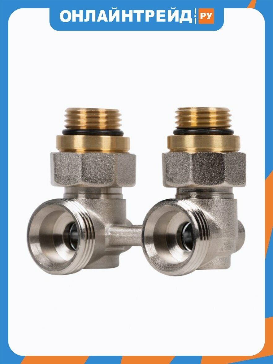 Узел нижнего подключения Royal Thermo угловой 1/2"х3/4"EK RTE 07.00002А