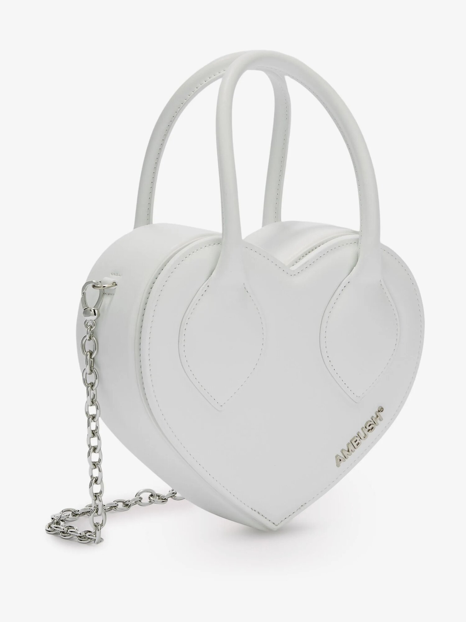Сумка AMBUSH Heart Handle, white — фото 1