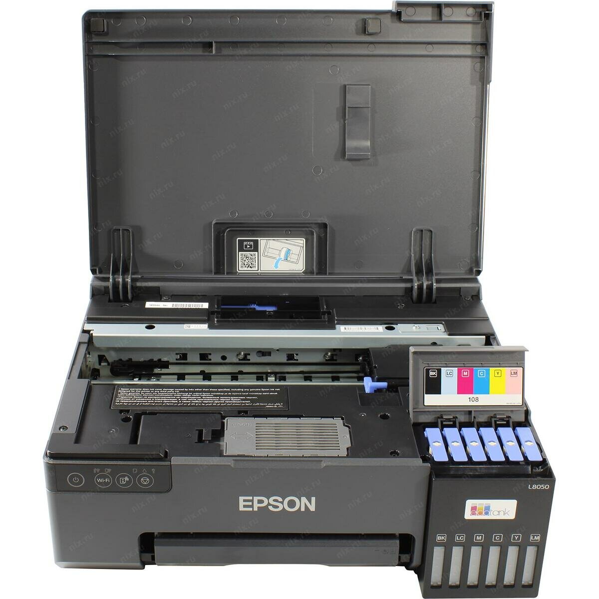 Epson L8050 (A4, 5760x1440 dpi, 6 красок, USB2.0, WiFi, печать на CD/DVD) — фото 1