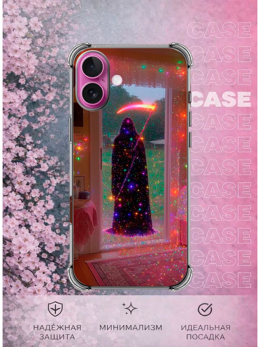 Чехол на iPhone 16 Plus с принтом Dreamcore