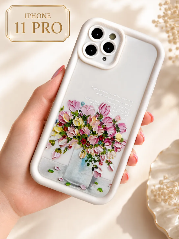 Чехол на iphone 11 pro с цветами