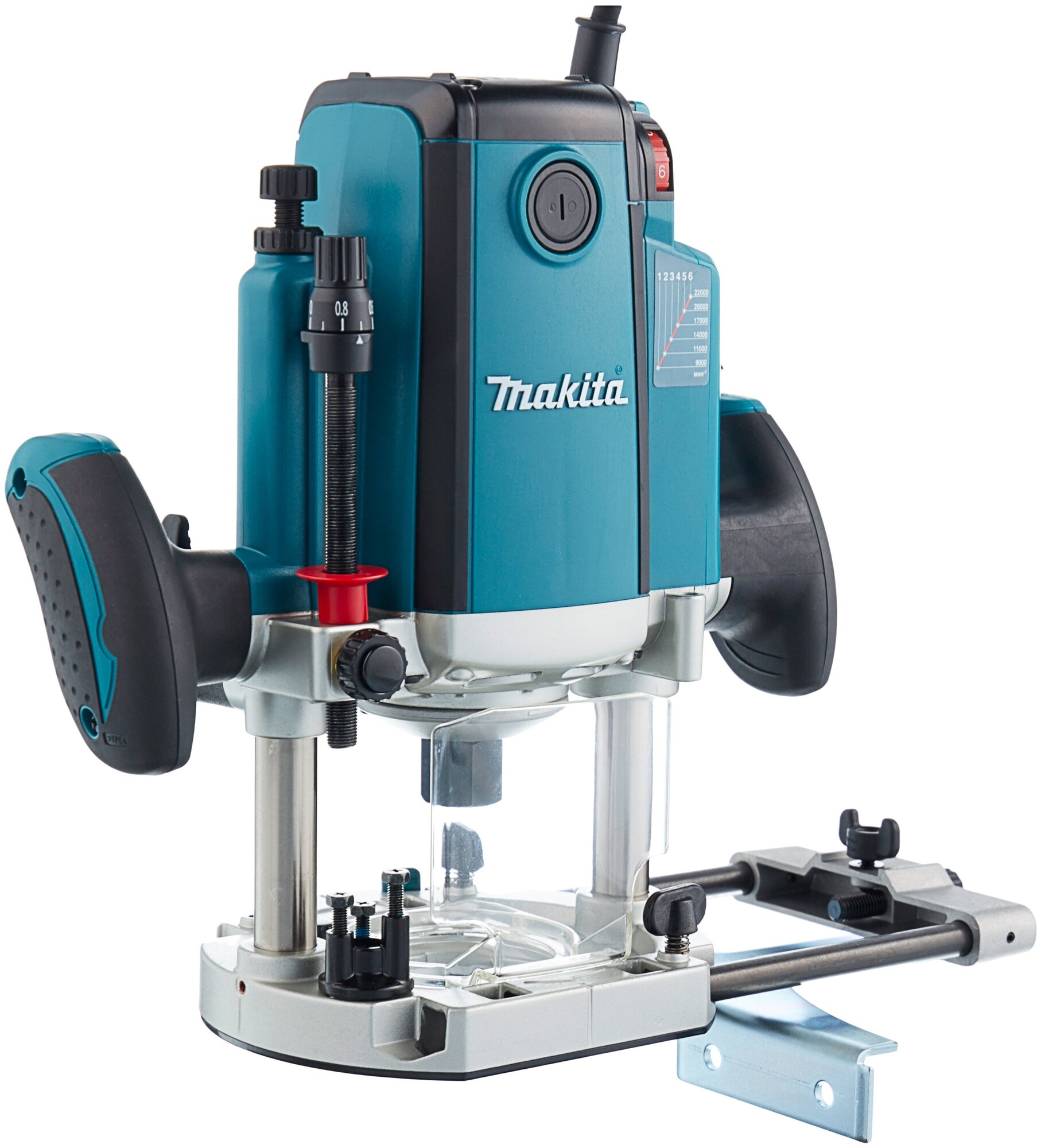 Фрезер MAKITA RP2300FC 2300 Вт, 9000-22000 об/мин, ход-70 мм, цанга-12 мм, плавный пуск