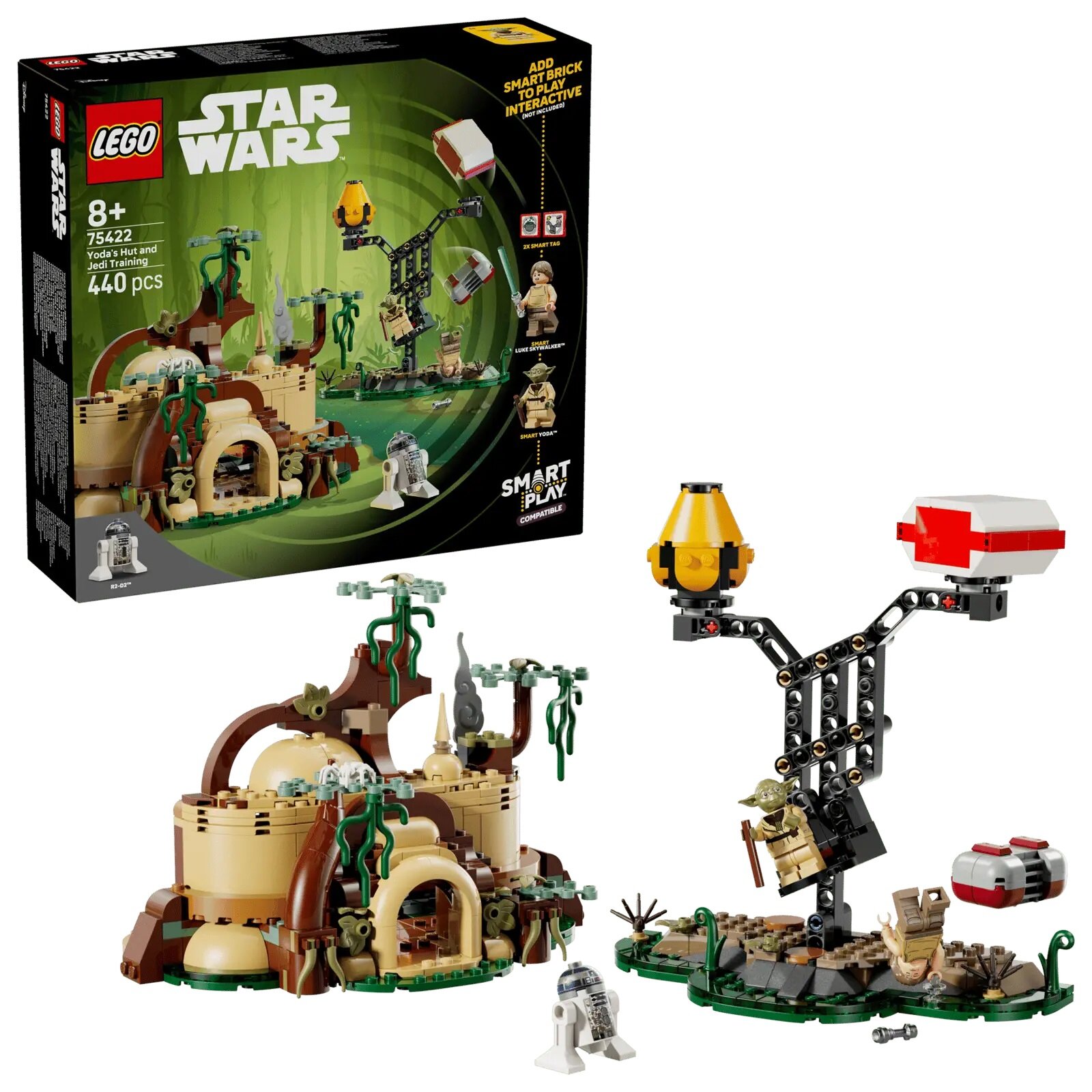 Конструктор LEGO 75422 SMART Play - Лего Хижина Йоды и обучение джедаев
