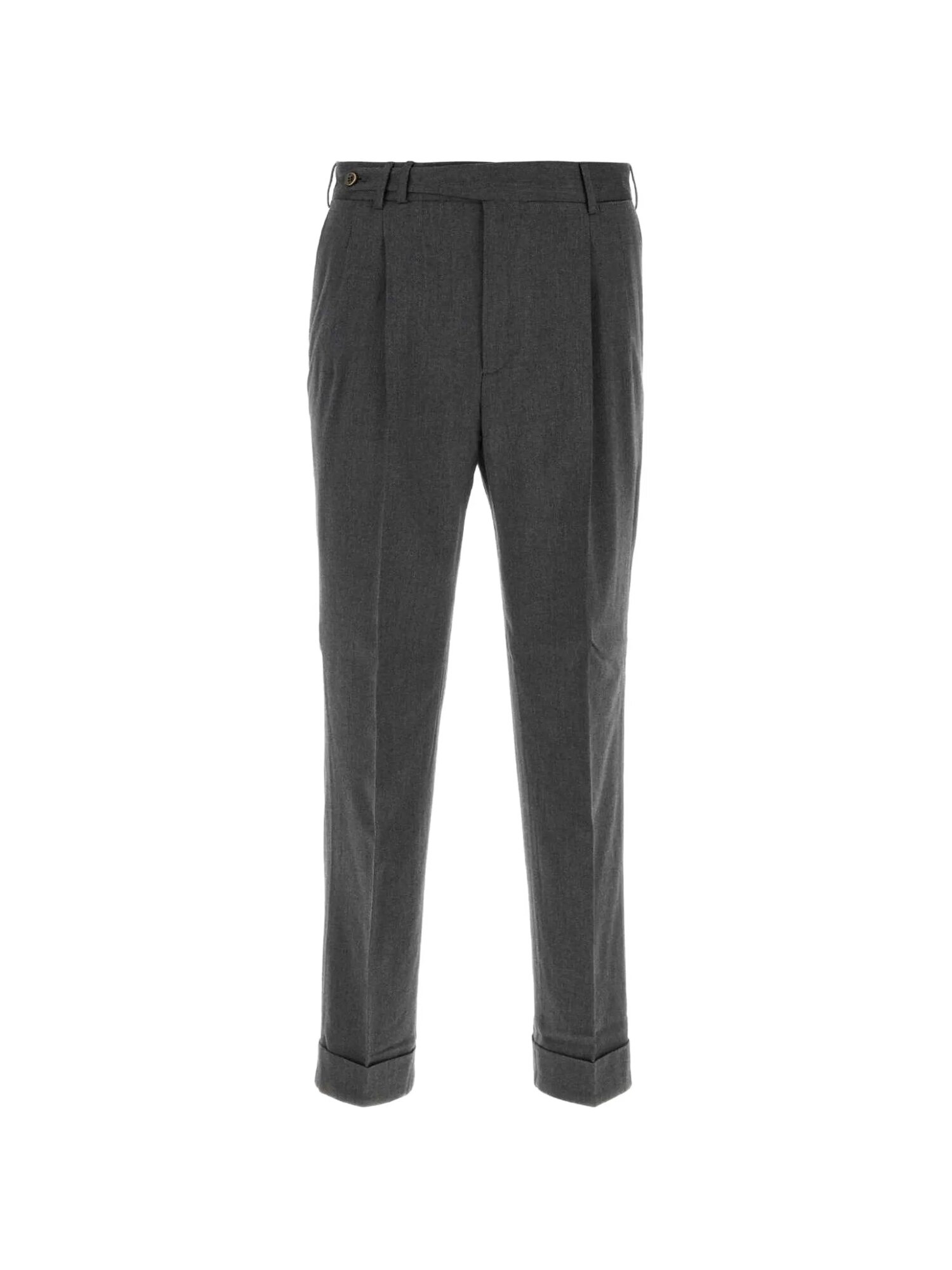 Брюки PT Torino Pleated turn-up trousers