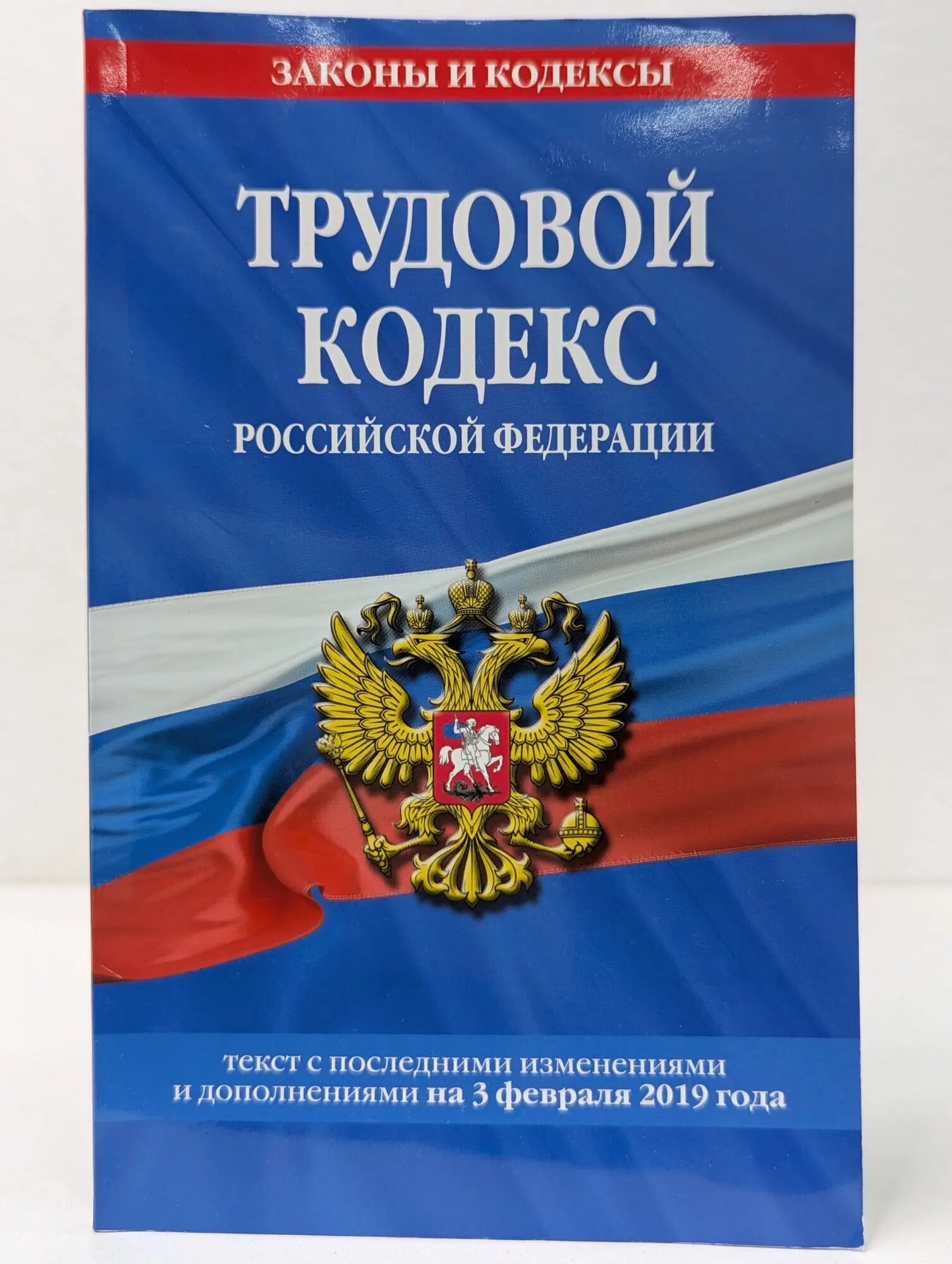 Законы и кодексы. Трудовой кодекс Российской Федерации Сборник 2019