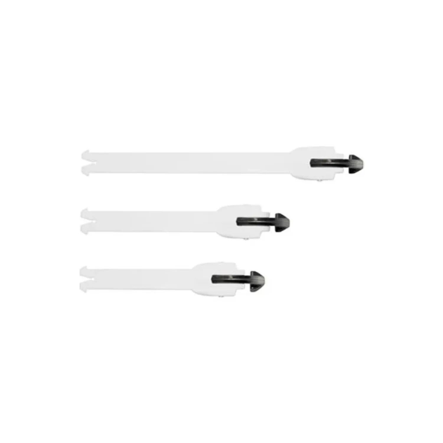 Стрепы к подростковым мотоботам ALPINESTARS TECH 3Y (3 шт.) Buckle Strap Black/White (25CIT3Y)